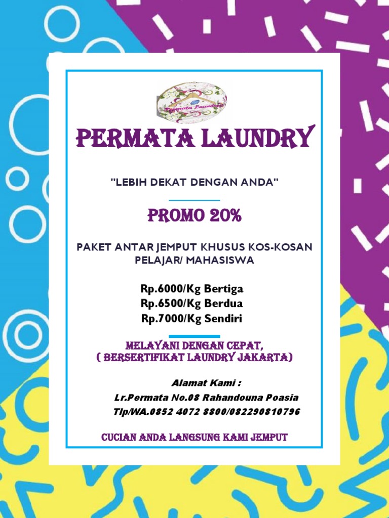 Brosur Laundry Design | PDF