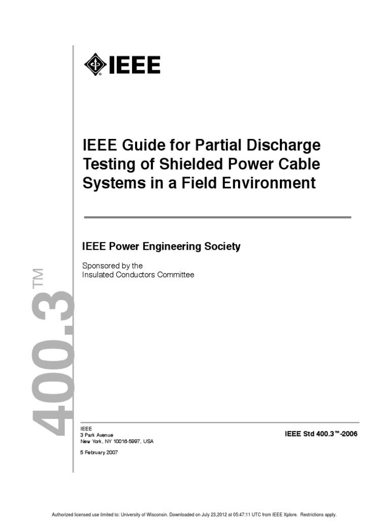 IEEE STD 4000 (DP) PDF | PDF | Insulator (Electricity) | Electricity