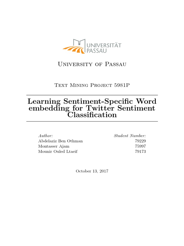 Text Mining Project Report | Download Free PDF | Artificial Neural ...