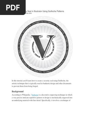 Guilloche Pattern Illustrator