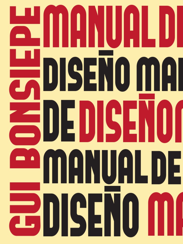 Manual de Diseño - Gui Bonsiepe PDF | PDF | Diseño | Innovación