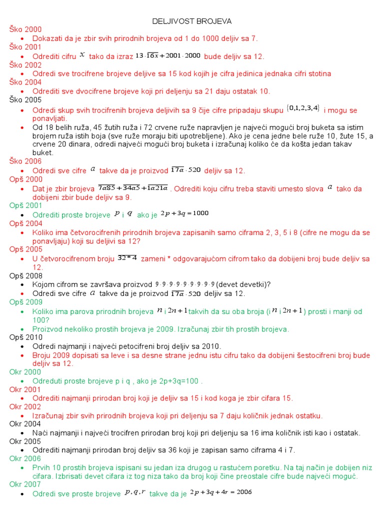 DELJIVOST, Dodatna | PDF