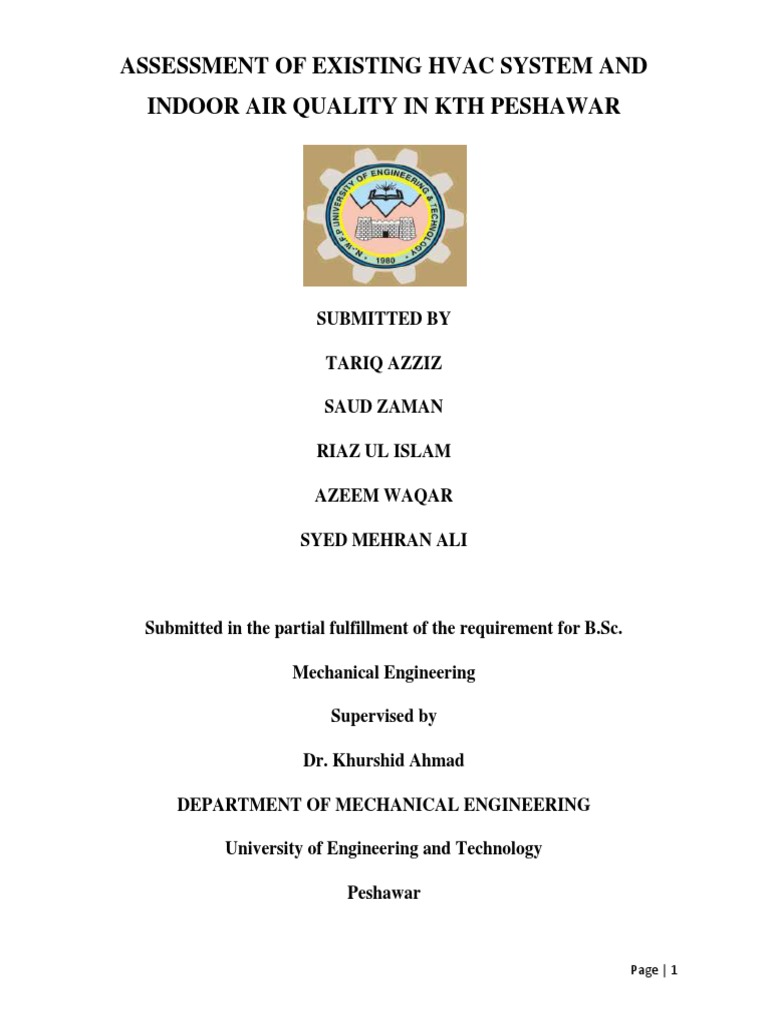 Load Estimation Project | PDF | Hvac | Ventilation (Architecture)