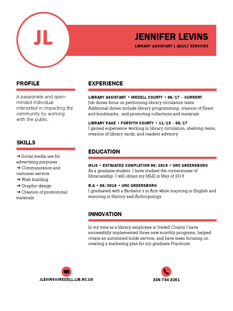 Jennifer Levins Resume | PDF