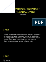 Lead Toxic Heavy Metals Fact Sheet | PDF | Lead | Medical Specialties