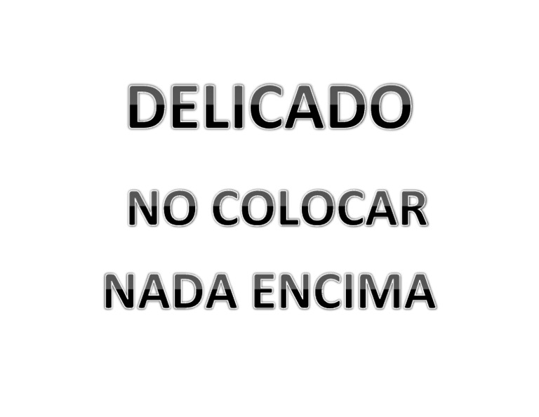 Aviso Delicado | PDF