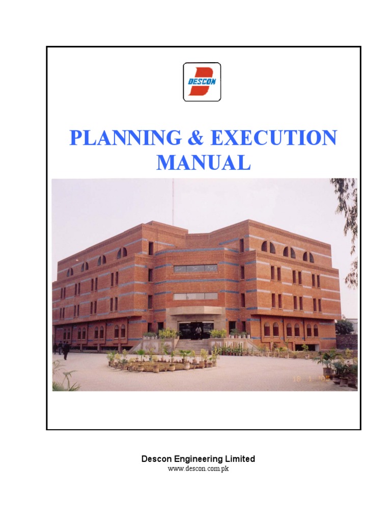 Project Planning Execution Manual Pdf Pdf Project Management