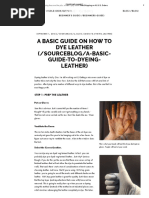 How To Make Leather Gloves | PDF | Glove | Sewing
