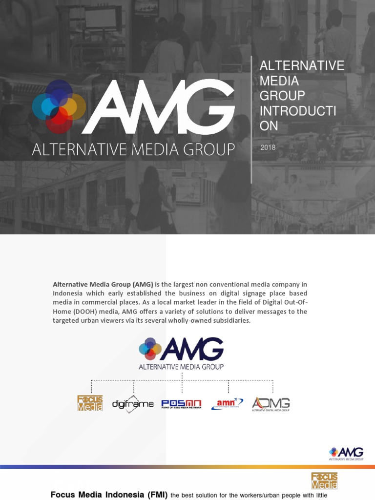 Amg Introduction 2018 | PDF | Communication | Mass Media