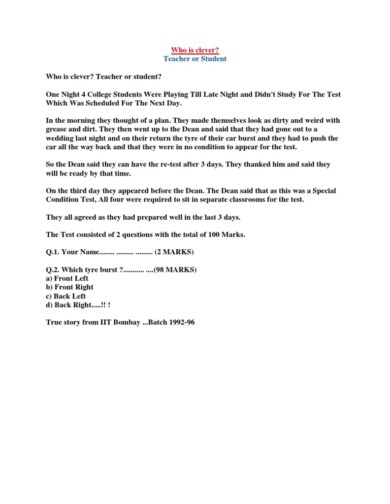 Who Is Clever | PDF