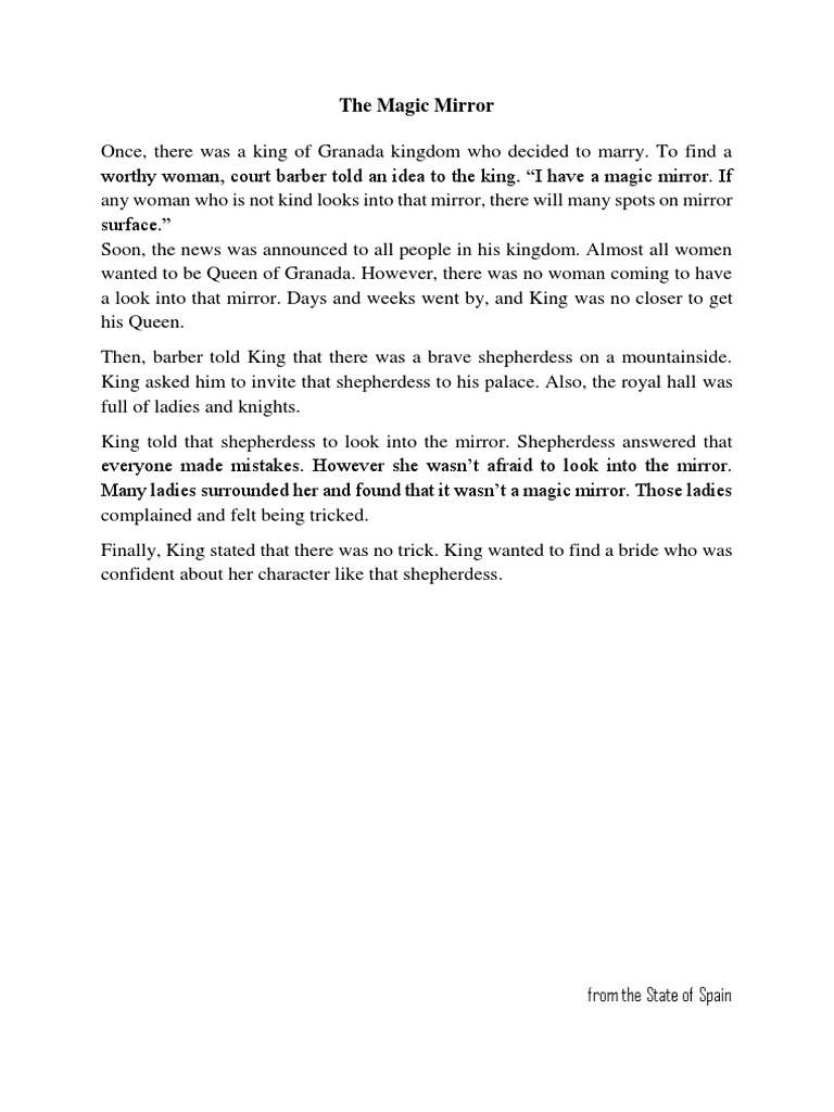 The Magic Mirror | PDF