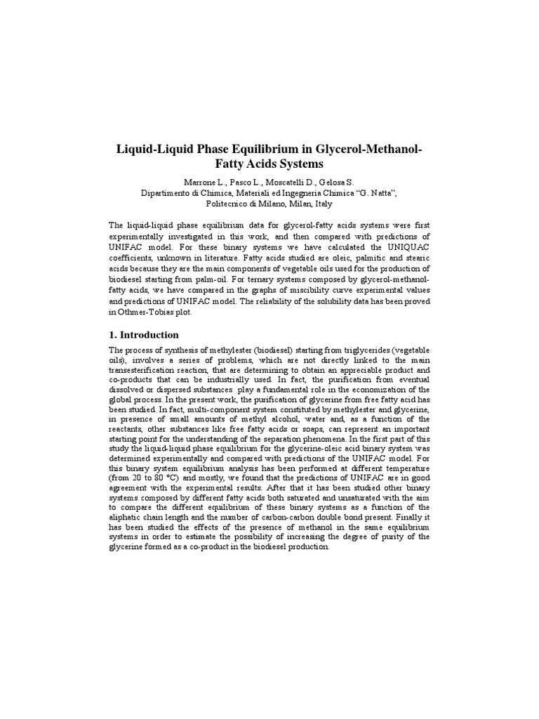 Solubility Fat Acids | PDF | Solubility | Phase (Matter)