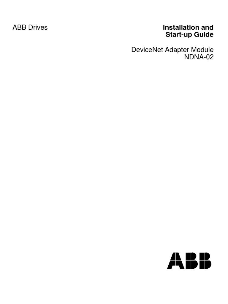 ABB Drives: Installation and Start-Up Guide | PDF | Network Topology ...