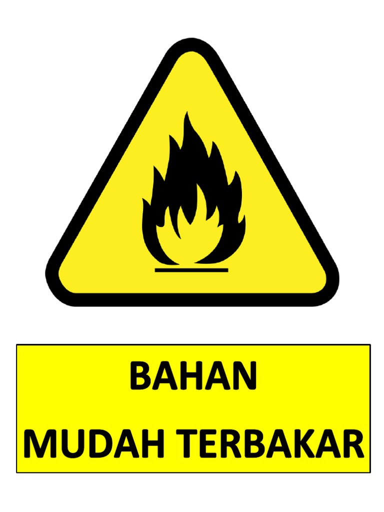 Sign Bahan Mudah Terbakar | PDF
