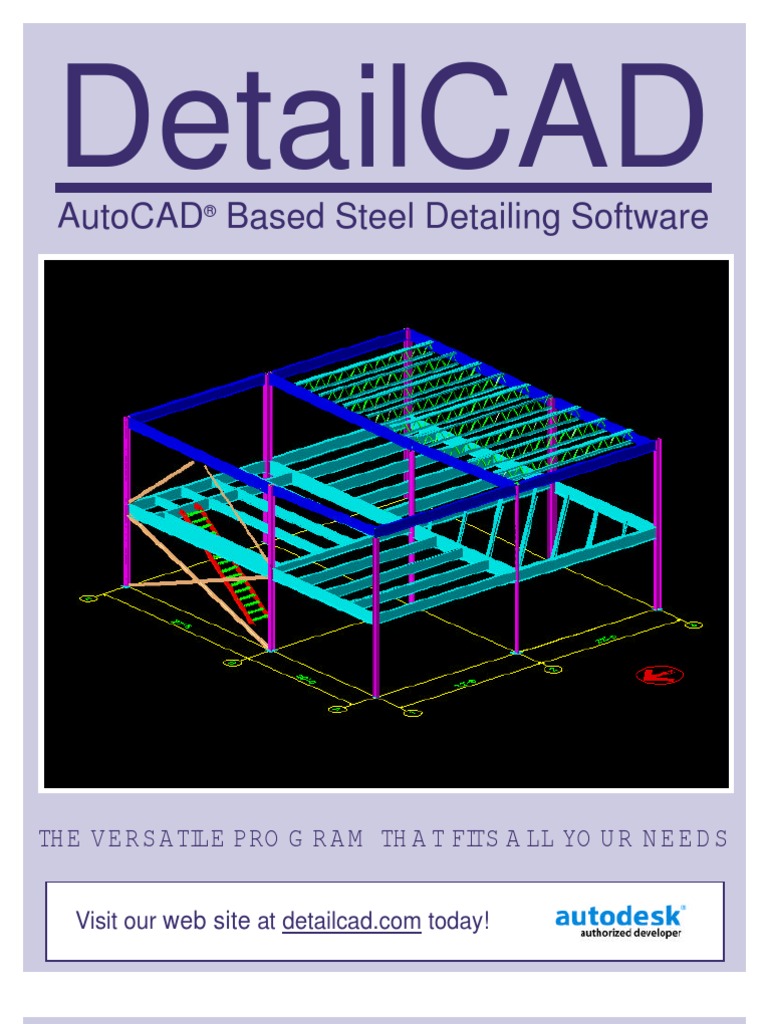 Detailcad Brochure | PDF | Auto Cad | 3 D Computer Graphics