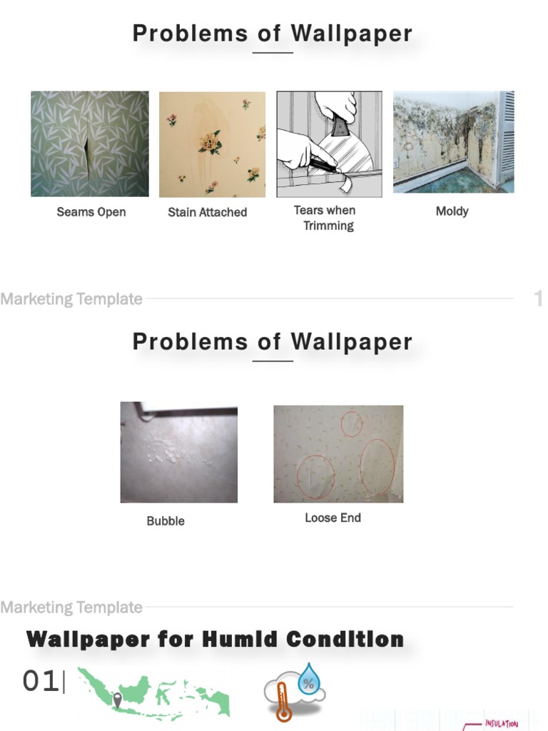Problems of Wallpaper: Seams Open Stain Attached Tears When Trimming ...
