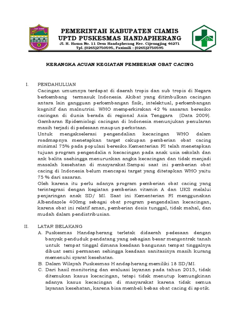 Kak Kecacingan | PDF | Sains & Matematika