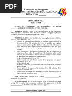 Resolution to Change Bank Signatories | PDF | Banks | Policy