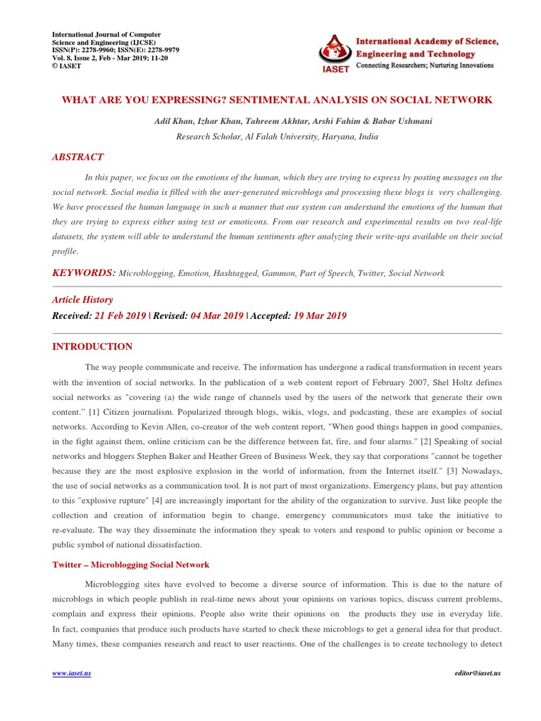 Ijcse What | PDF | Hashtag | Microblogging