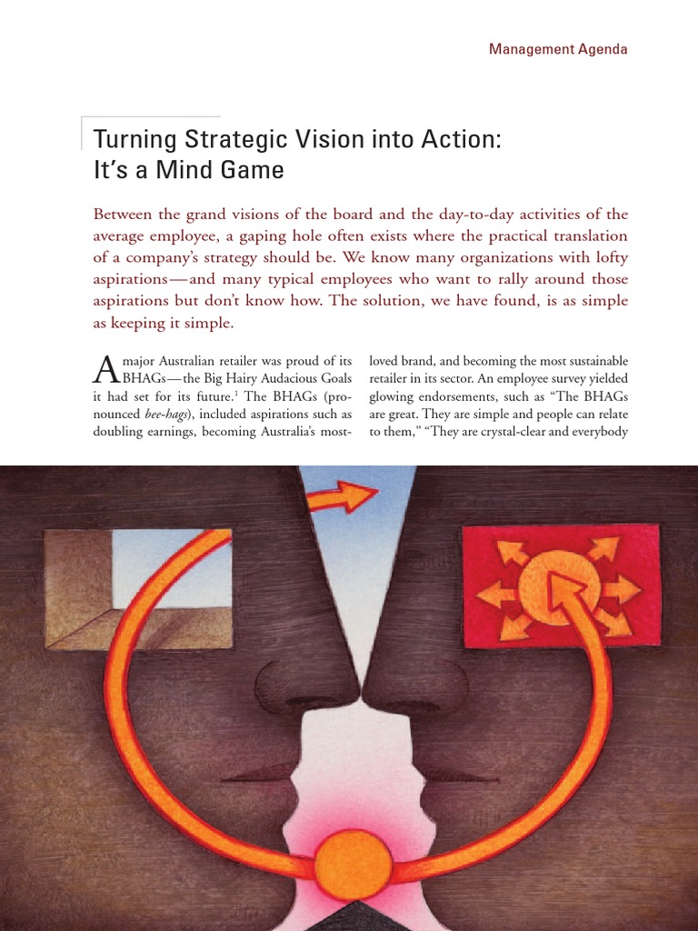 Turning Strategic Vision Into Action | PDF | Goal | Strategic Planning