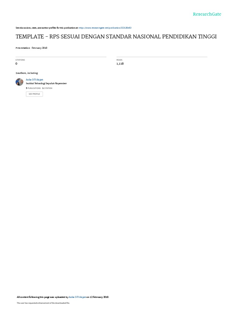 4 TempleteContohRP SPO | PDF