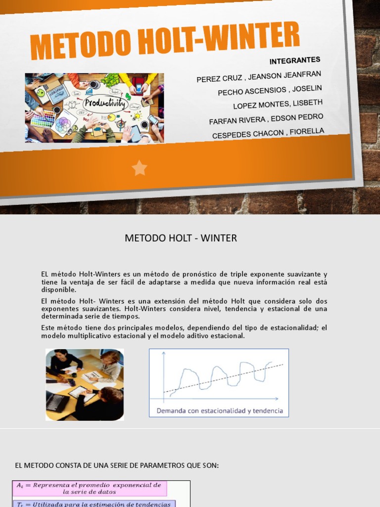 Metodo Holt-Winter | PDF