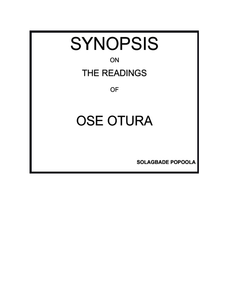 Apola Ose Otura Popoola PDF | PDF | Middle Earth | Middle Earth Races