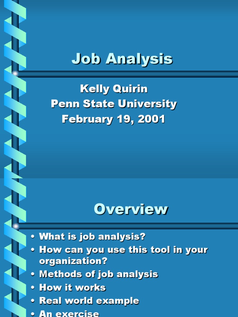 A Comprehensive Guide to Job Analysis: Methods, Applications, and a ...