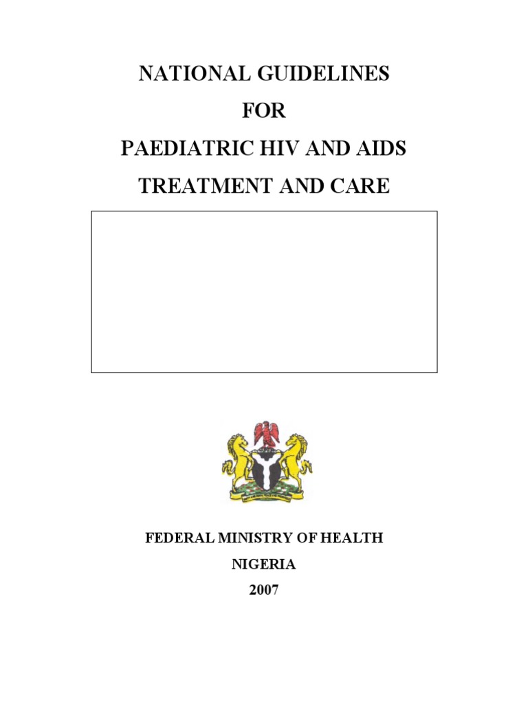 Paediatric HIV Care Guidelines 2024 | PDF | Hiv/Aids | Management Of ...