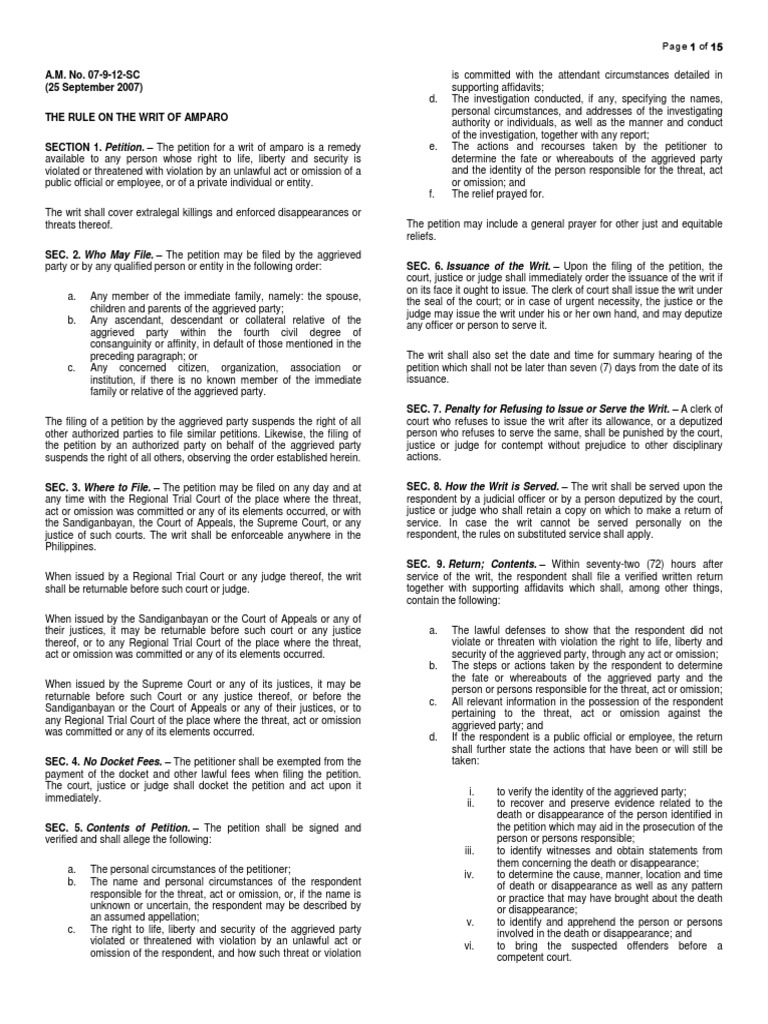 Prerogative Writs | PDF | Habeas Corpus | Writ