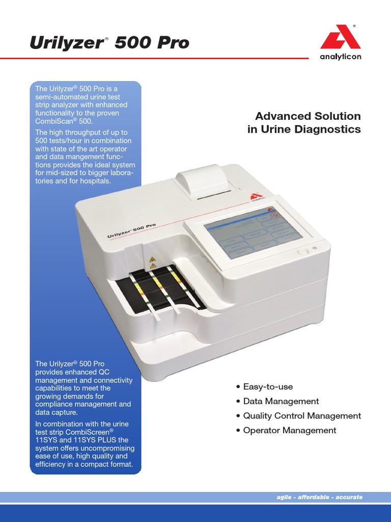 1.1. Urilyzer 500 Pro - Catalogue | PDF | Computing | Computing And ...