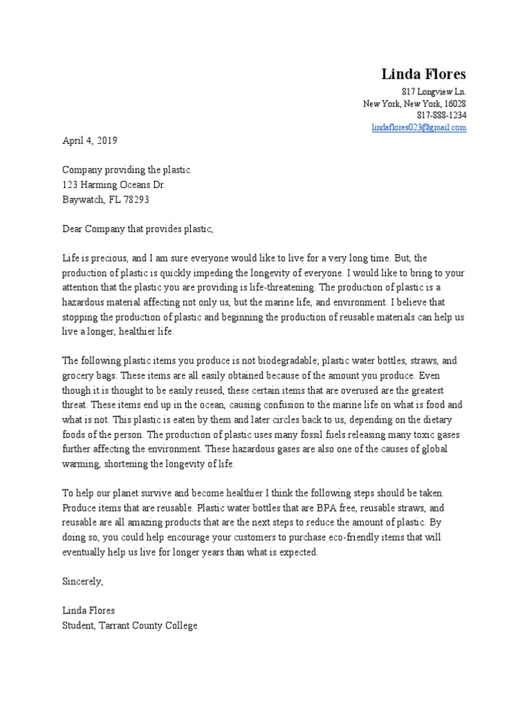 CRQ Business Letter | PDF | Science & Mathematics