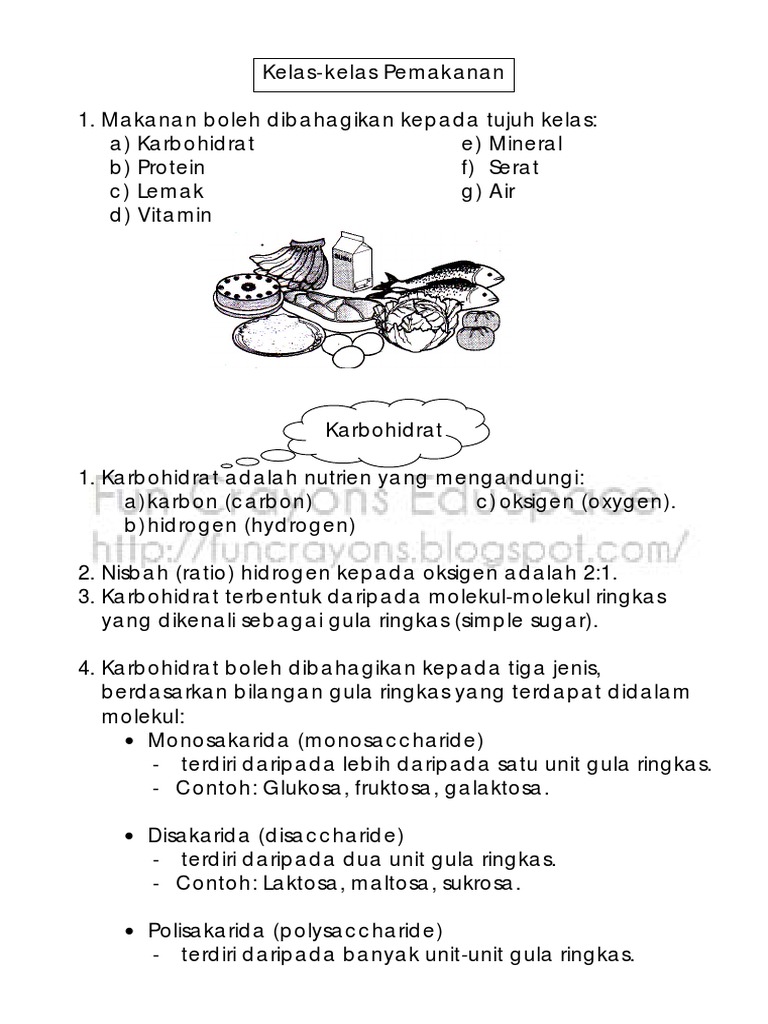 Nota Sains Ting 2 Bab 2 Nutrisi Pdf Pdf