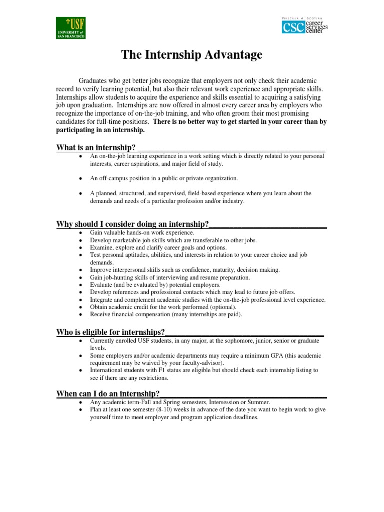 The Benefits of Internships: Gaining Valuable Work Experience and ...