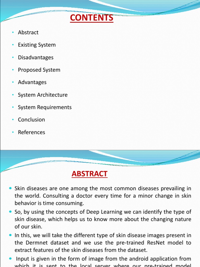 Skin Disease Detection Using Deep Learning | PDF | Application Software ...