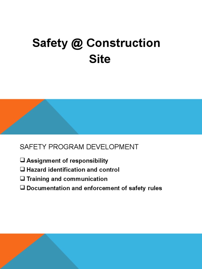 Construction Safety Management | PDF | Occupational Safety And Health ...