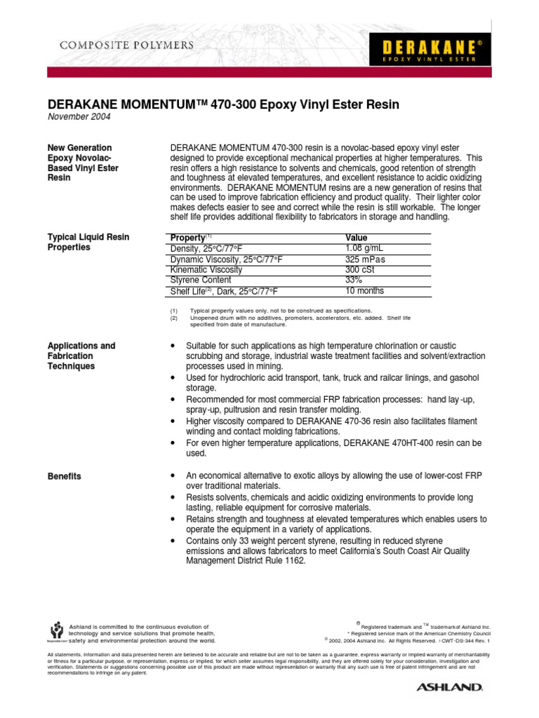 Product Data Sheet of Resin DM 470-300 PDF | PDF | Epoxy | Pascal (Unit)