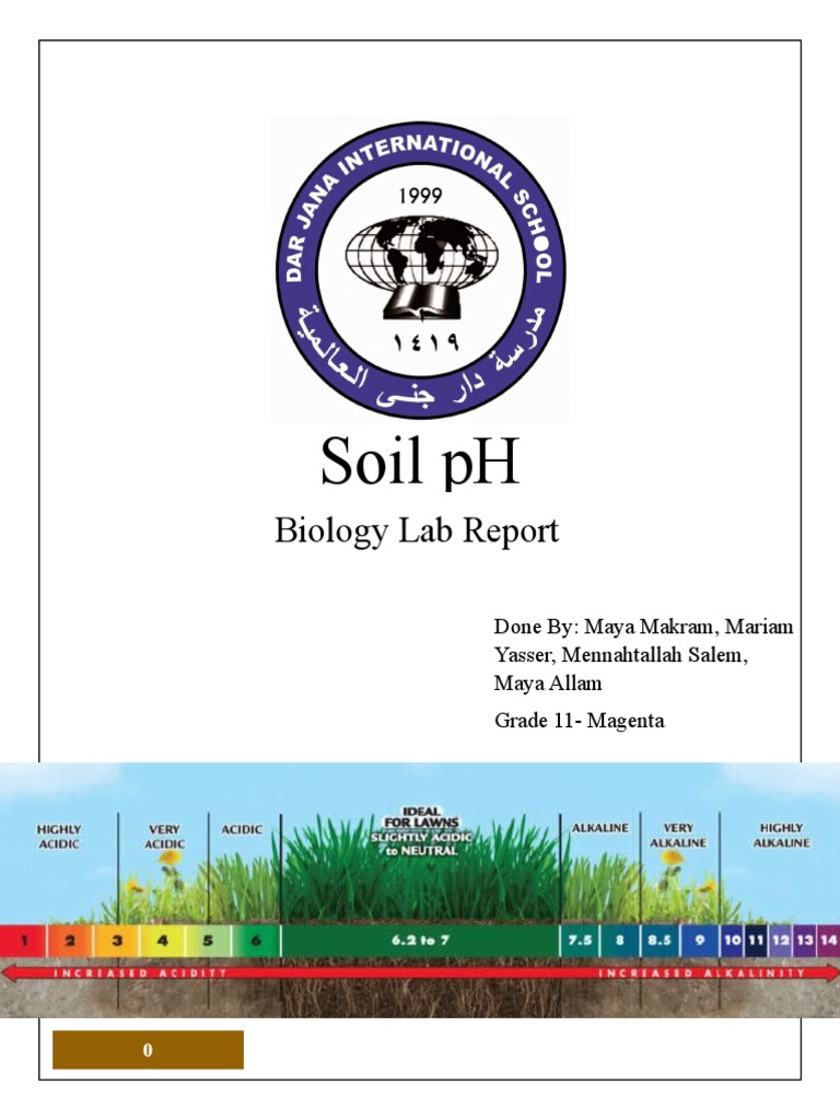 Soil PH: Biology Lab Report | PDF | Ph | Soil