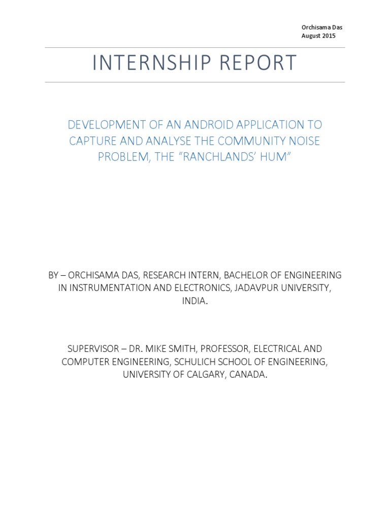 Internship Report PDF | PDF | Software Development Kit | Integer ...