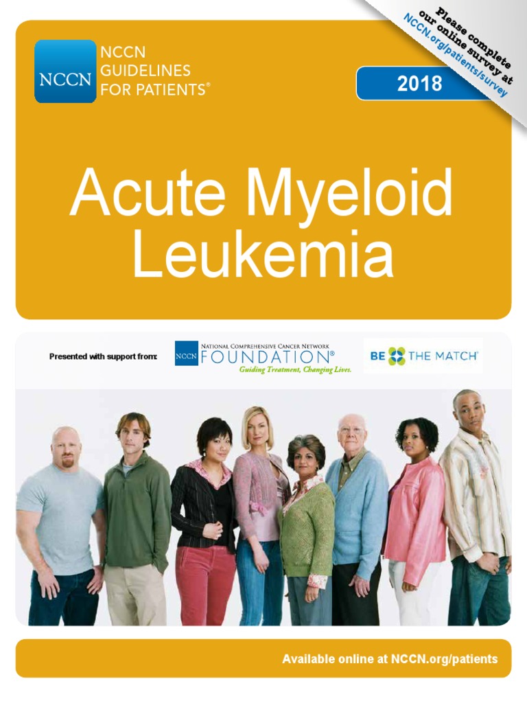 Acute Myeloid Leukemia: NCCN Guidelines For Patients | PDF | Blood Cell ...