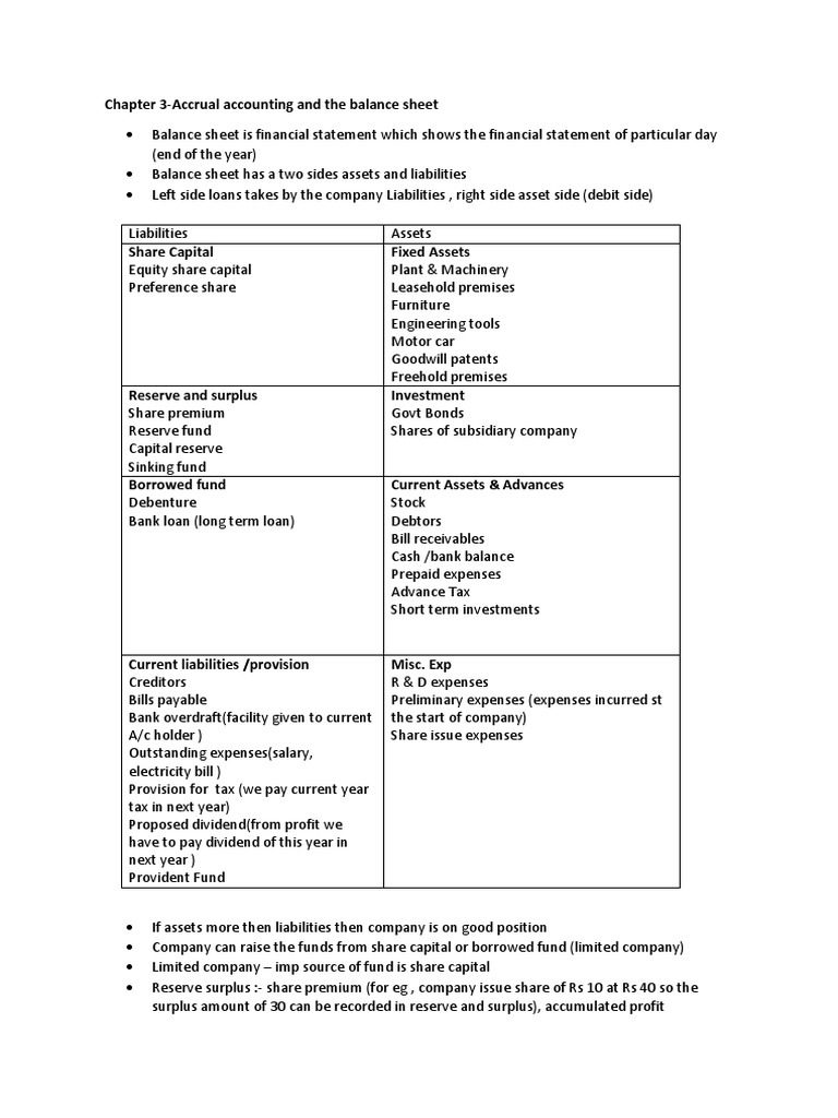 Chapter 3-Accrual Accounting and The Balance Sheet | PDF | Expense ... Chapter 3-Accrual Accounting and The Balance Sheet | PDF | Expense ...