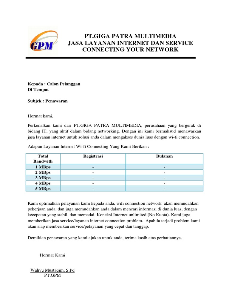 PT GPM Proposal | PDF