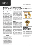 Tyco TY313+TY323 TFP172 - 09 - 2022 | PDF | Fire Sprinkler System ...