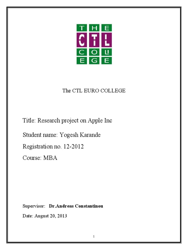 Apple Project PDF | PDF | Apple Inc. | Macintosh