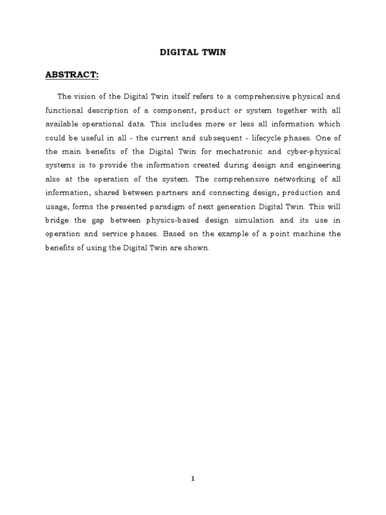 Bridging The Gap Using Digital Twin Technology To Connect Physical