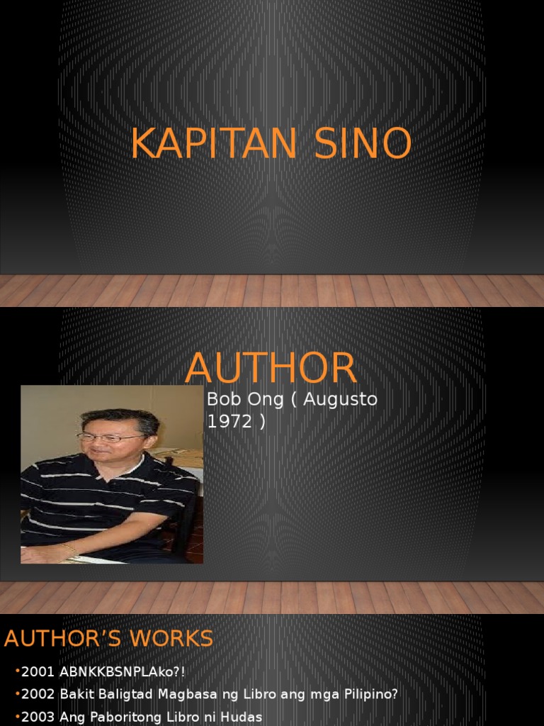 Kapitan Sino | PDF