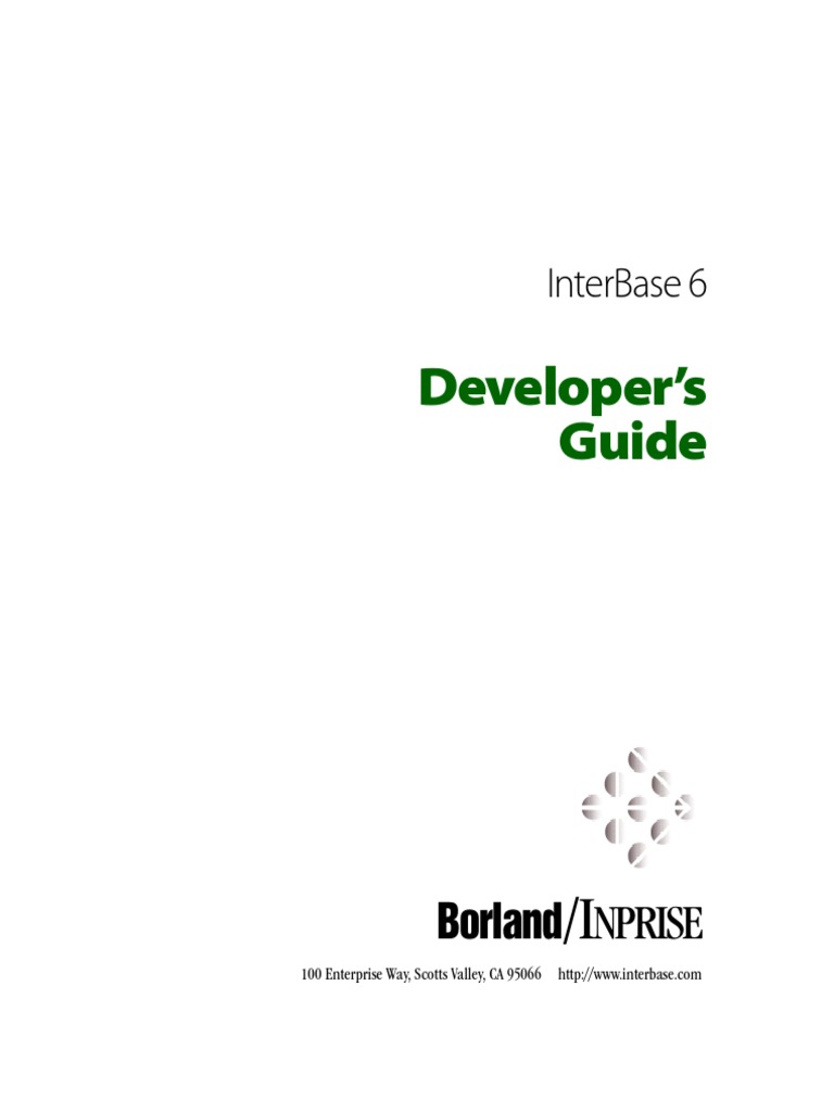 Interbase 6 Developers Guide | PDF | Database Index | Databases