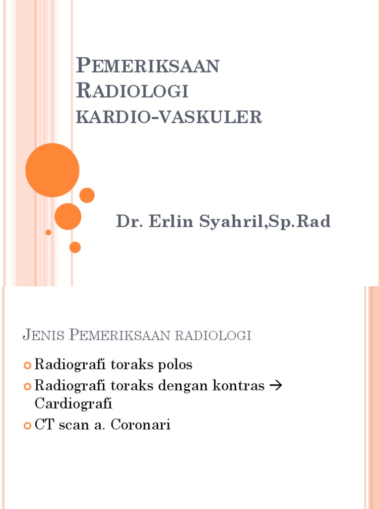 Pemeriksaan Radiologi Jantung | PDF