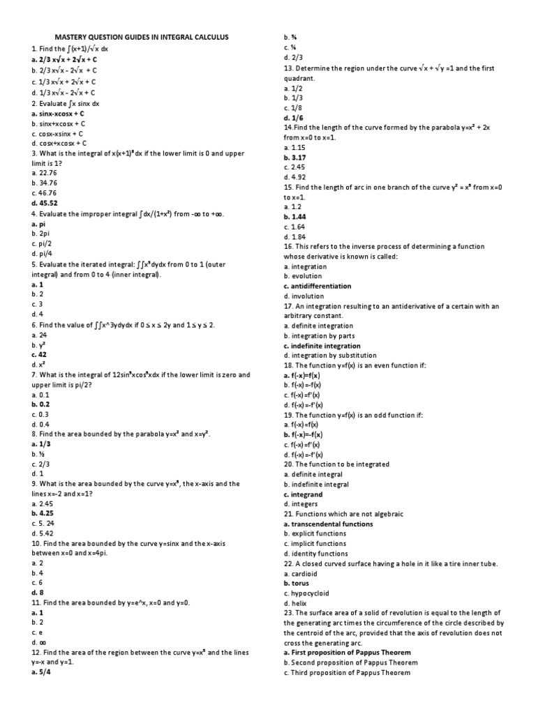 Integral Edge | PDF | Integral | Area