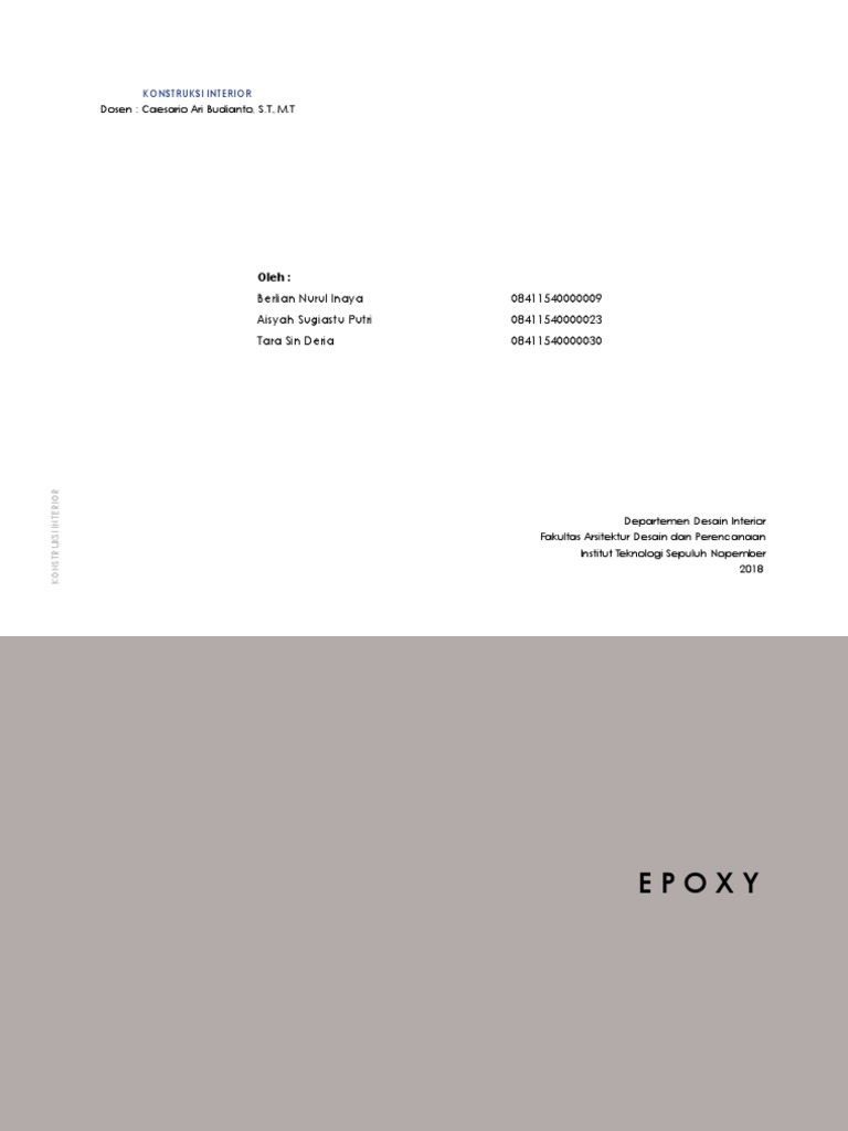 Epoxy | PDF